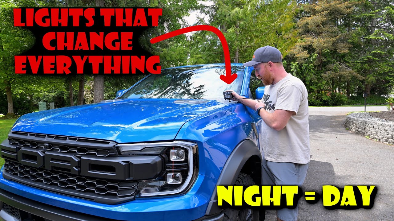 Installing Ditch Lights on a Ford Ranger Raptor – GAME CHANGER for Off ...