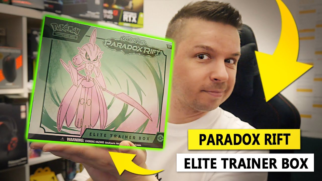 Sprawdzamy ETB Paradox Rift Elite Trainer Box - Karty pokemon TCG - YouTube