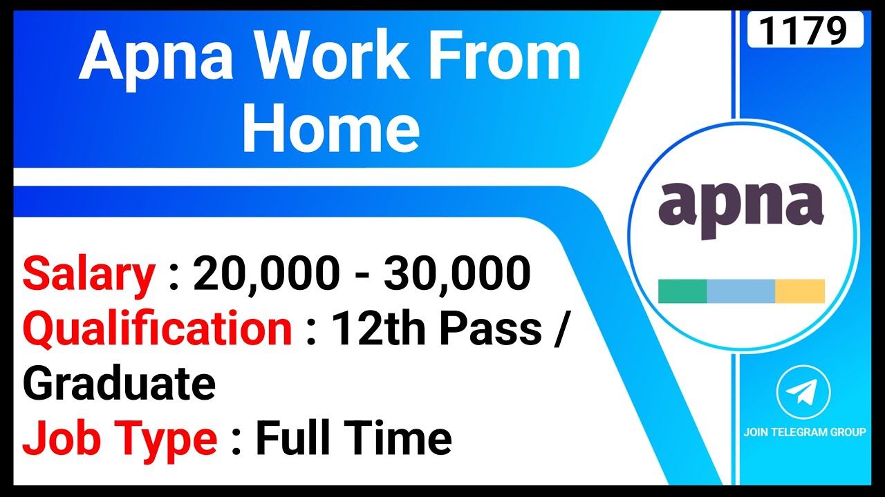 Apna Work From Home | Full Time Jobs | Online Earn Money | Inside Sales ...