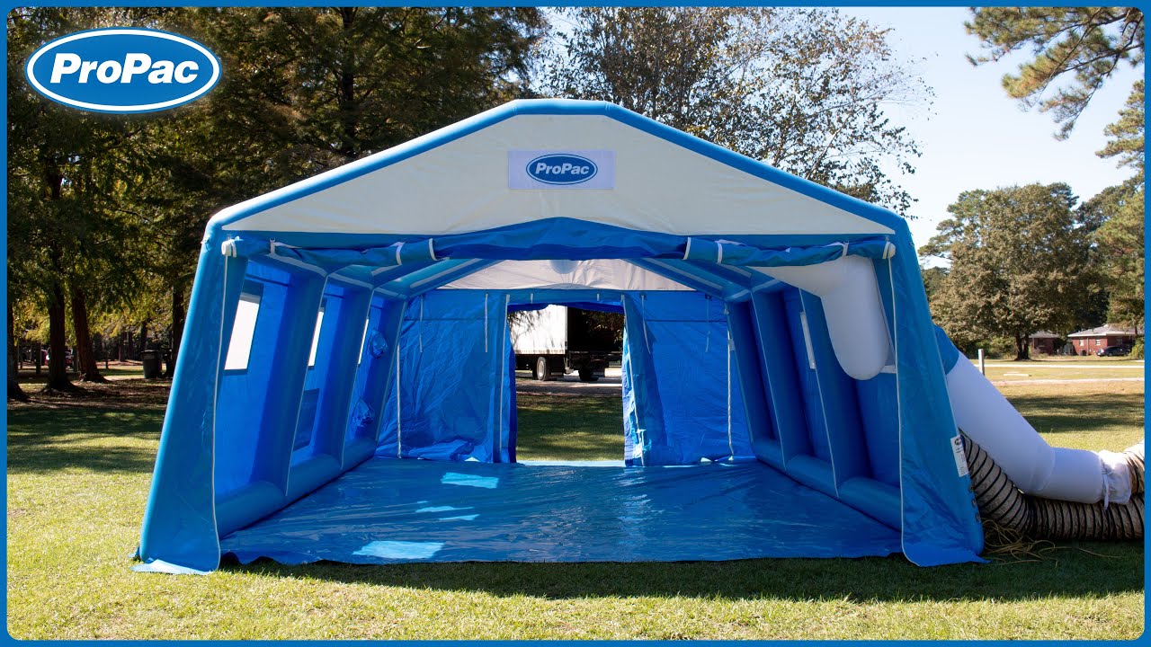How To Deflate: ProPac Rapid Deployment Tents - YouTube