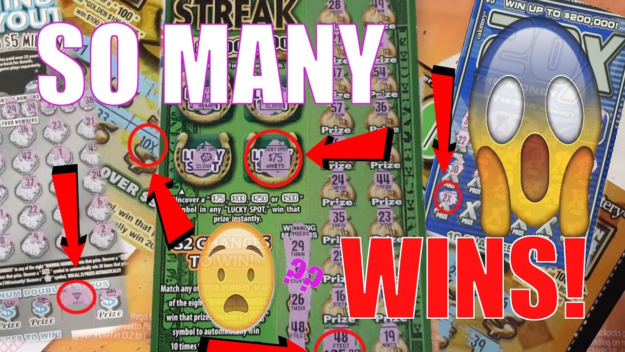 BIG WINNER!! California Lottery Scratchers - YouTube