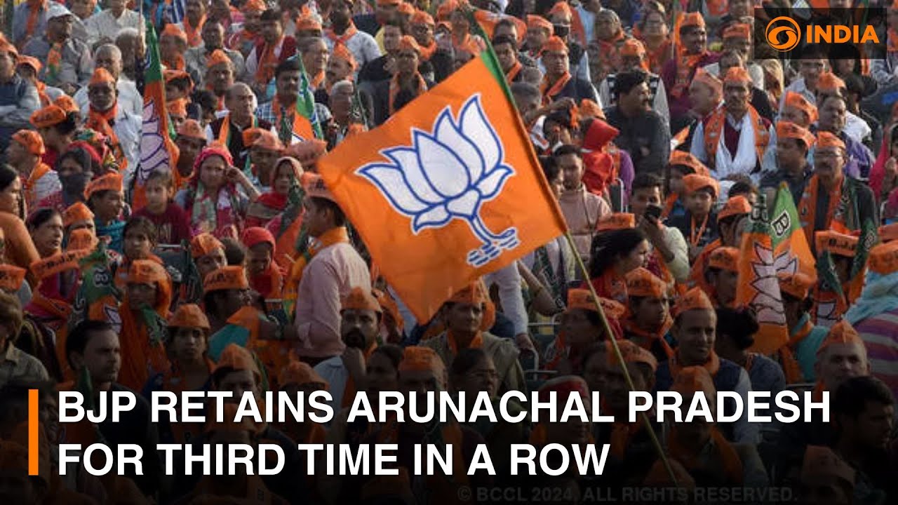 BJP retains Arunachal Pradesh for third time in a row | DD India - YouTube