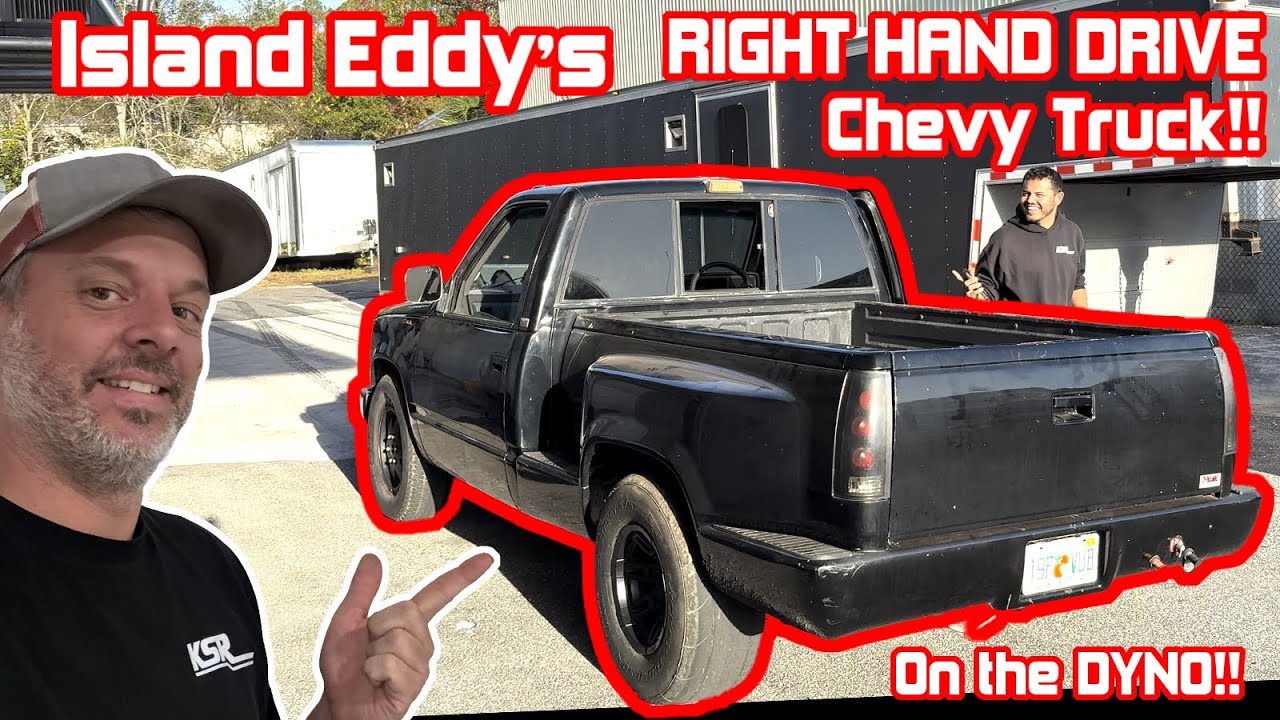 Eddy's Right Hand Drive Chevy 1500 is BACK on the Road!!! - YouTube