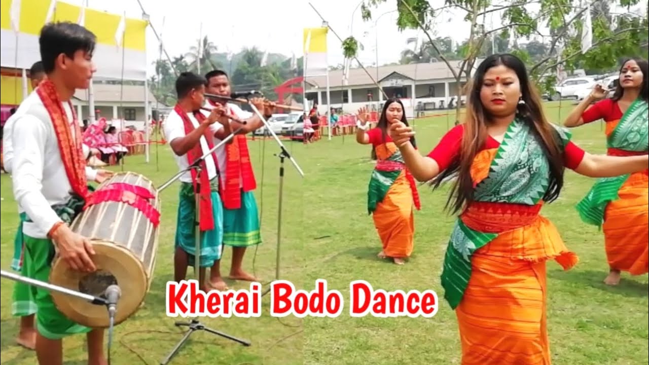Kherai Bodo Dance //বড়ো সকলৰ খেৰাই নৃত্য //Rangali Bihu 2023-Simanta ...