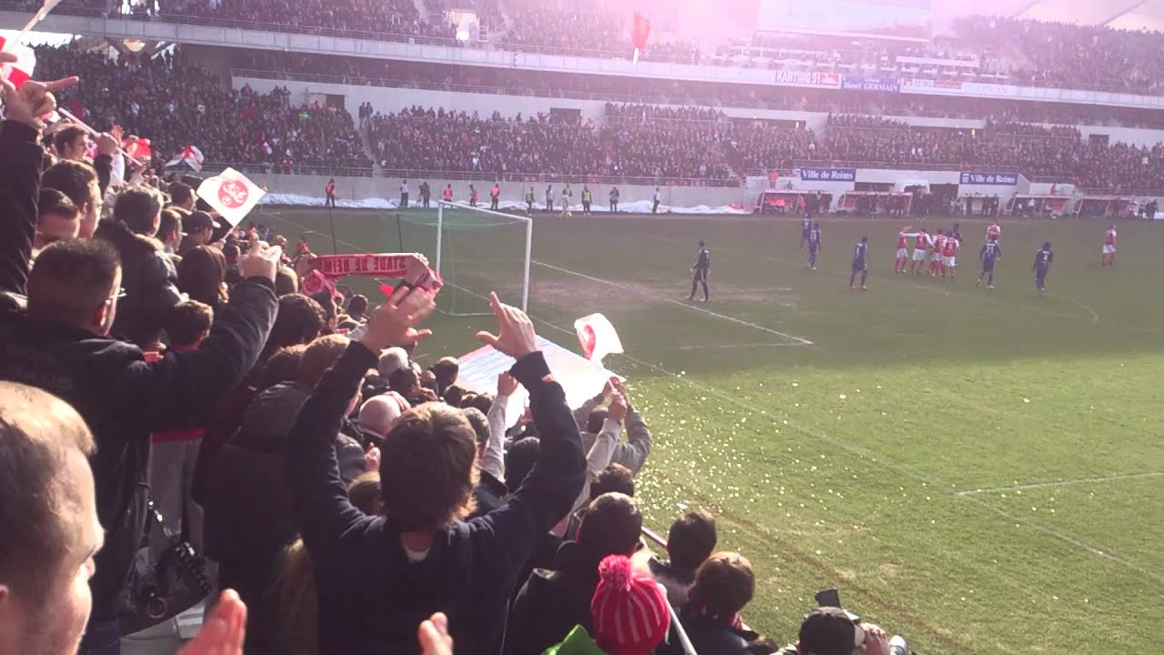 But du stade de reims contre lyon - YouTube