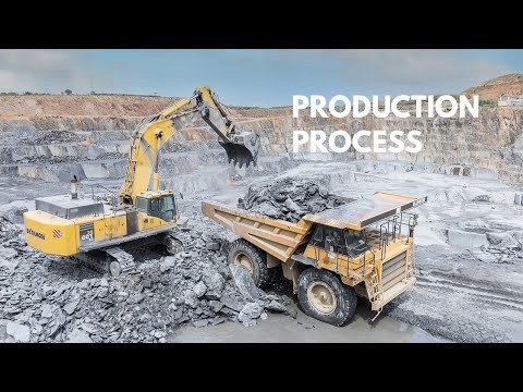 Natural slate production process - YouTube