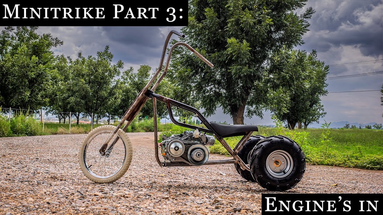 Mini Trike Build Part 3: Mounting the engine and torque converter ...