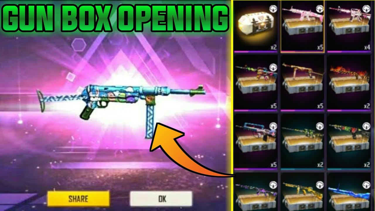 2k SPECIAL VIDEO | OPENING RARE GUN CRATES IN FREE FIRE | FREE FIRE ...