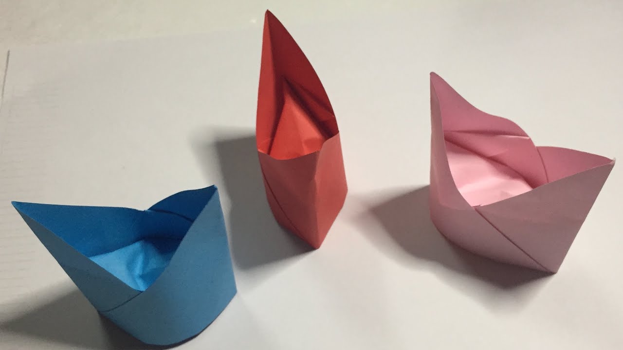 Chinese Gold paper origami | DIY-Beauty Of Paper - YouTube