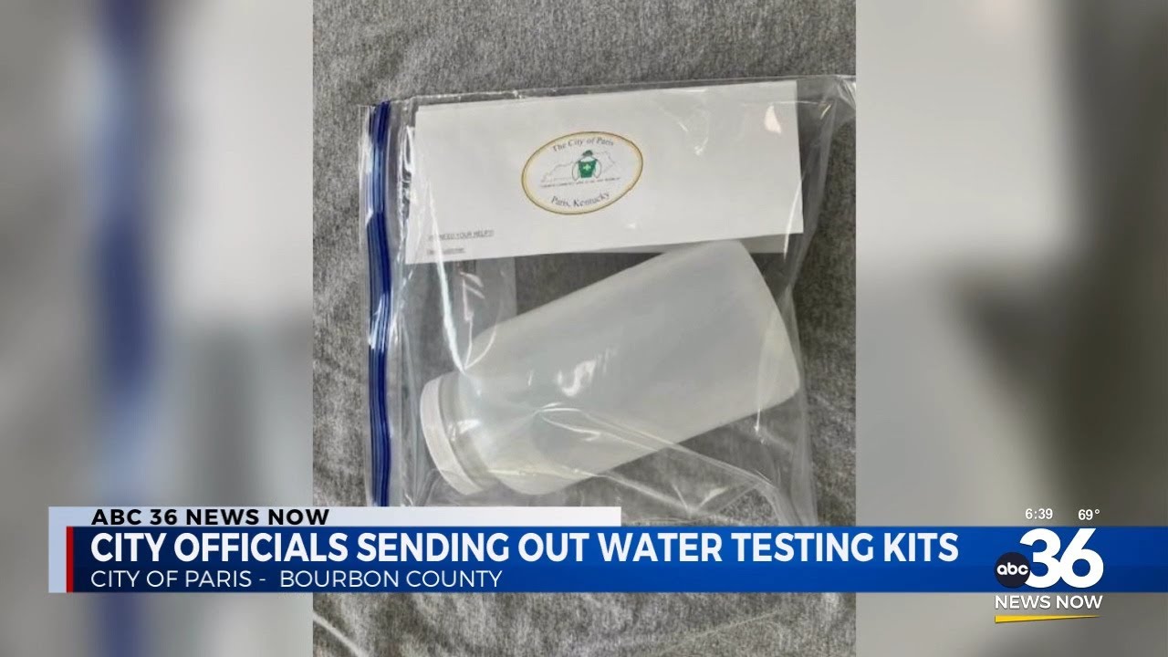 Officials sending out water testing kits in the city of Paris - YouTube