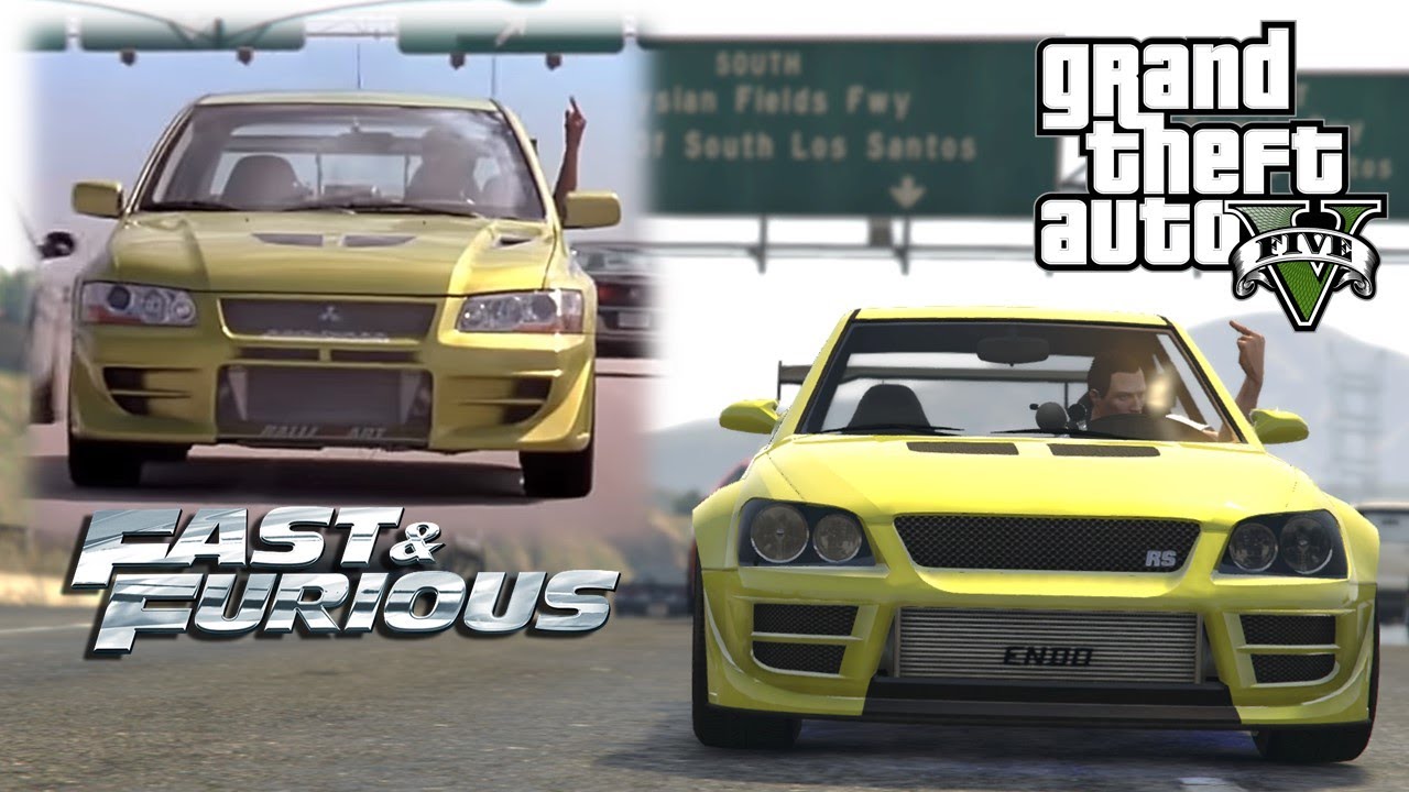 GTA 5: Brian's '2Fast 2Furious' Mitsubishi Evolution - Karin Sultan RS ...