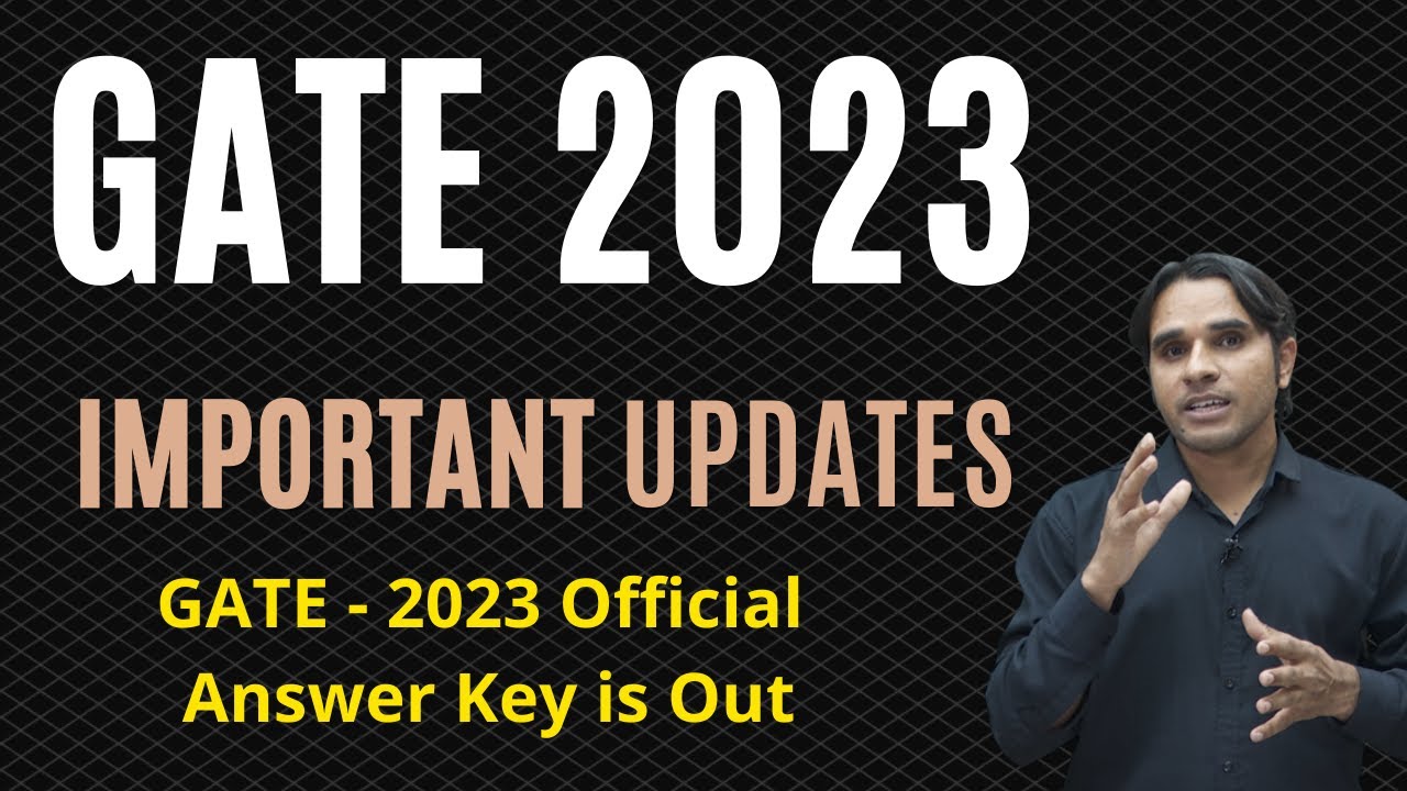 GATE - 2023 Official Answer Key is Out || Check Your Final Score Now # ...