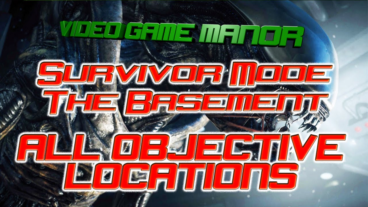 Alien Isolation Survivor Mode -- All Objective Locations - YouTube