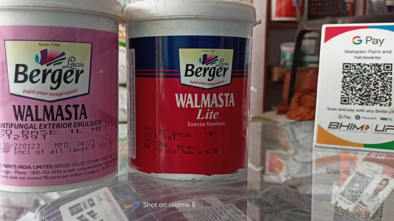 Berger paints | Walmasta | Walmasta Lite | Exterior Paints | New video ...