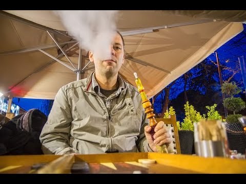 Smoking Nargile In Istanbul