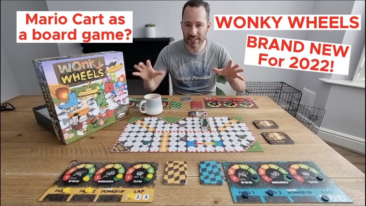 Wonky Wheels the board game | Tutorial and Review - YouTube