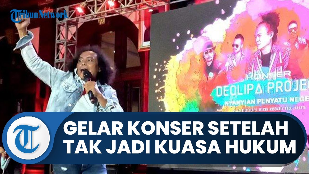 Deolipa Gelar Konser Bertajuk "Nyanyian Penyatu Negeri" Setelah Tak ...
