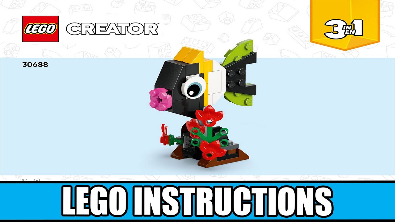 LEGO Instructions - Creator - 30688 - Tropical Toucan - 3 in 1 ...