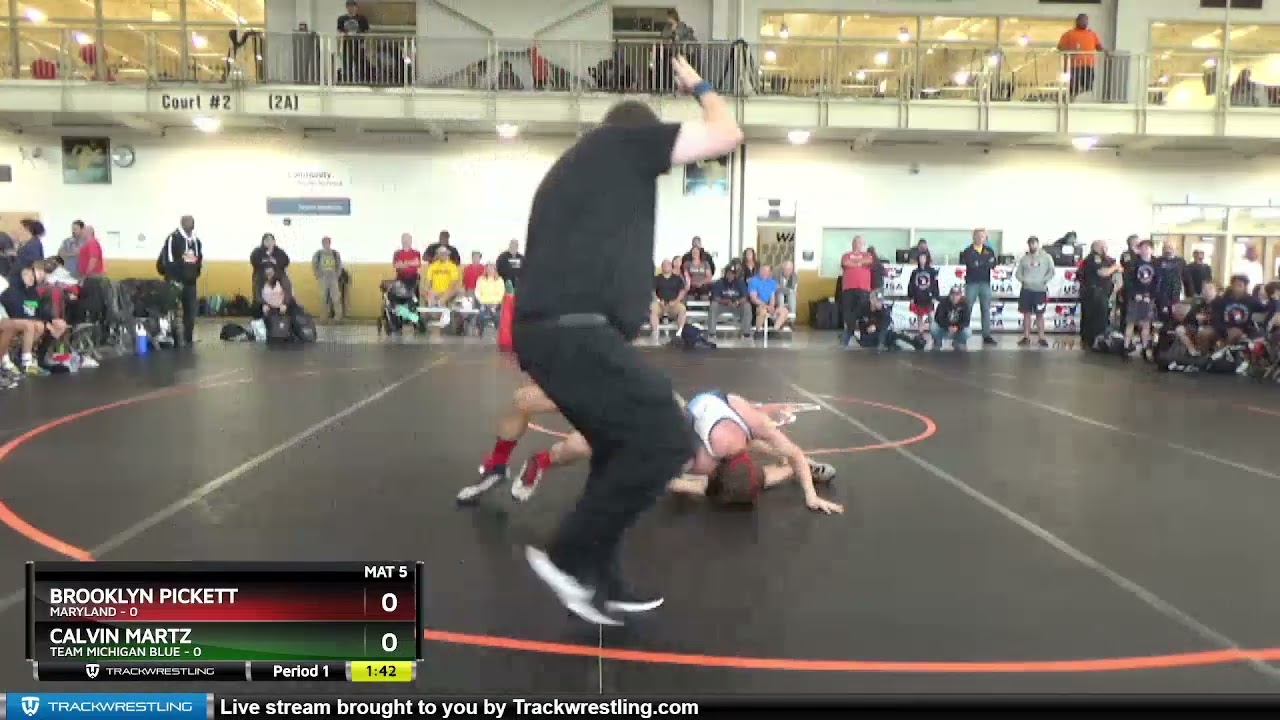 114 Lbs Placement Matches (8 Team) - Brooklyn Pickett, Maryland Vs ...