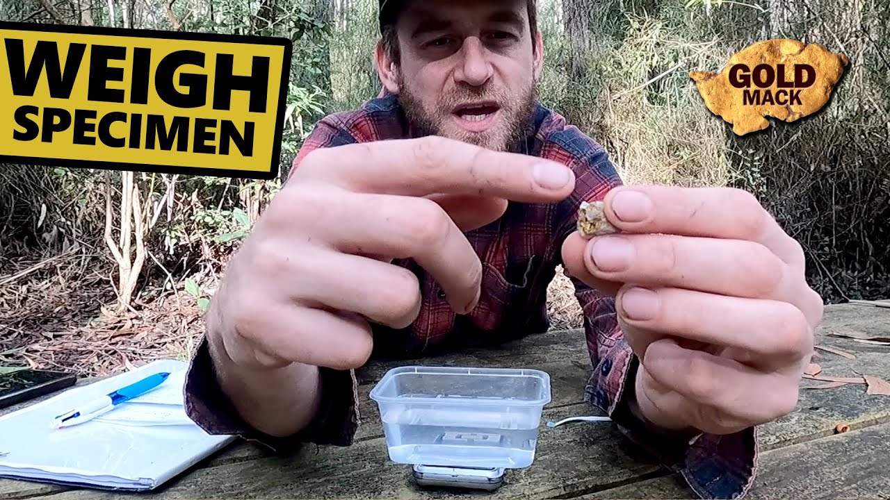How to Estimate Gold Specimens Weight Using Specific Gravity - YouTube