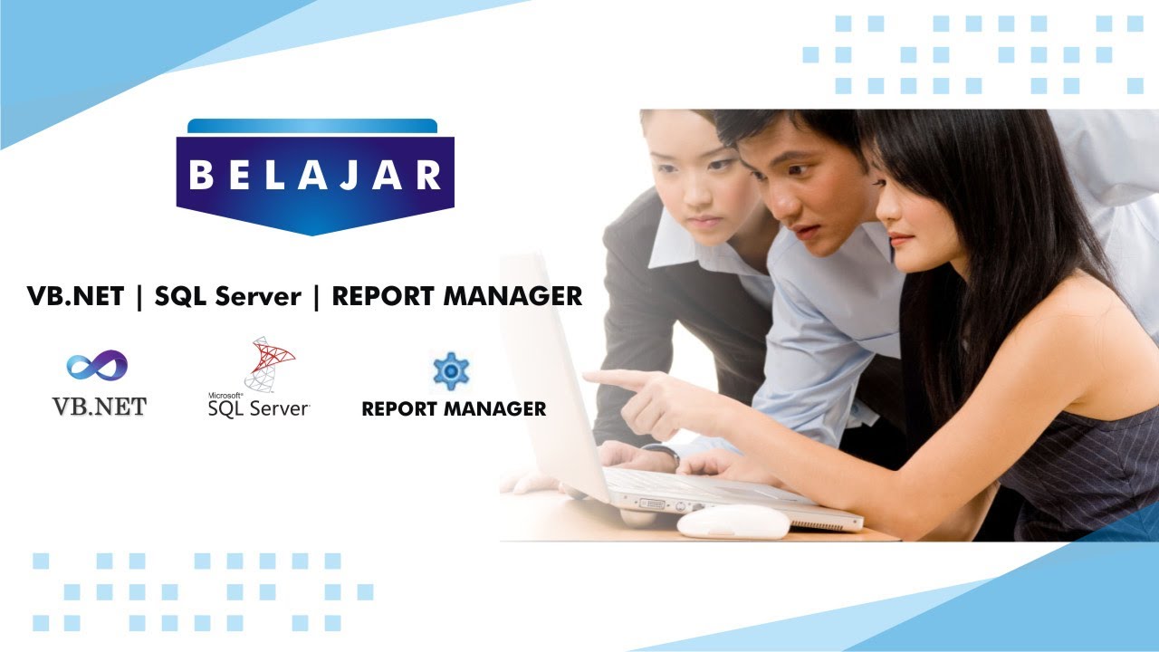 Cara Menghubungkan Database SQL Server | VB.Net 2005 | Reportman - YouTube