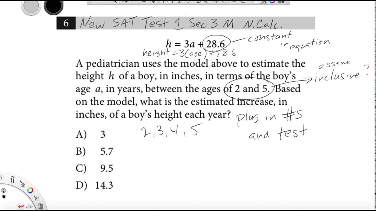 Redesigned new SAT Test 1 Section 3 Math no Calculator Increase redesigned-new-sat-test-1-section-3-math-no-calculator-increase