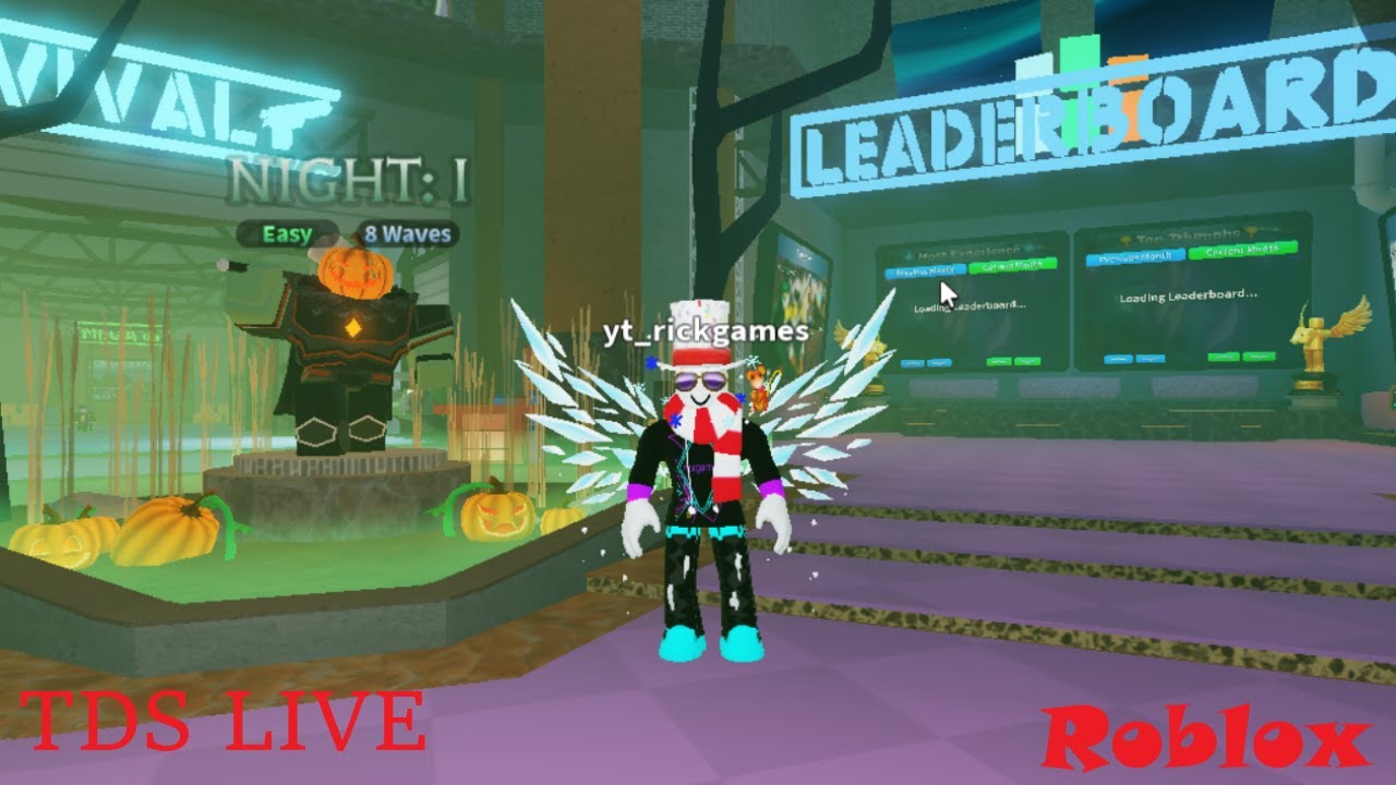 Roblox Tower Defense Simulator (TDS) Live!! Grinding coins and playing ...