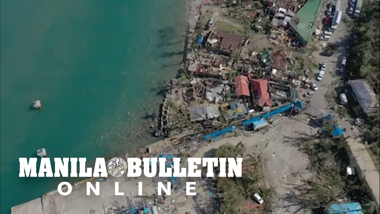 Typhoon Odette's damage in Lipata Port in Surigao City - YouTube