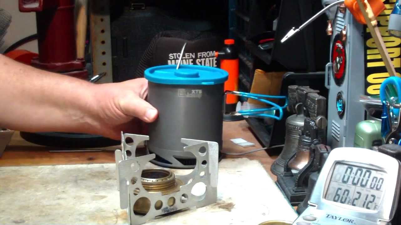 Olicamp XTS Pot - Test #3 - Trangia & Mojo Potstand - YouTube