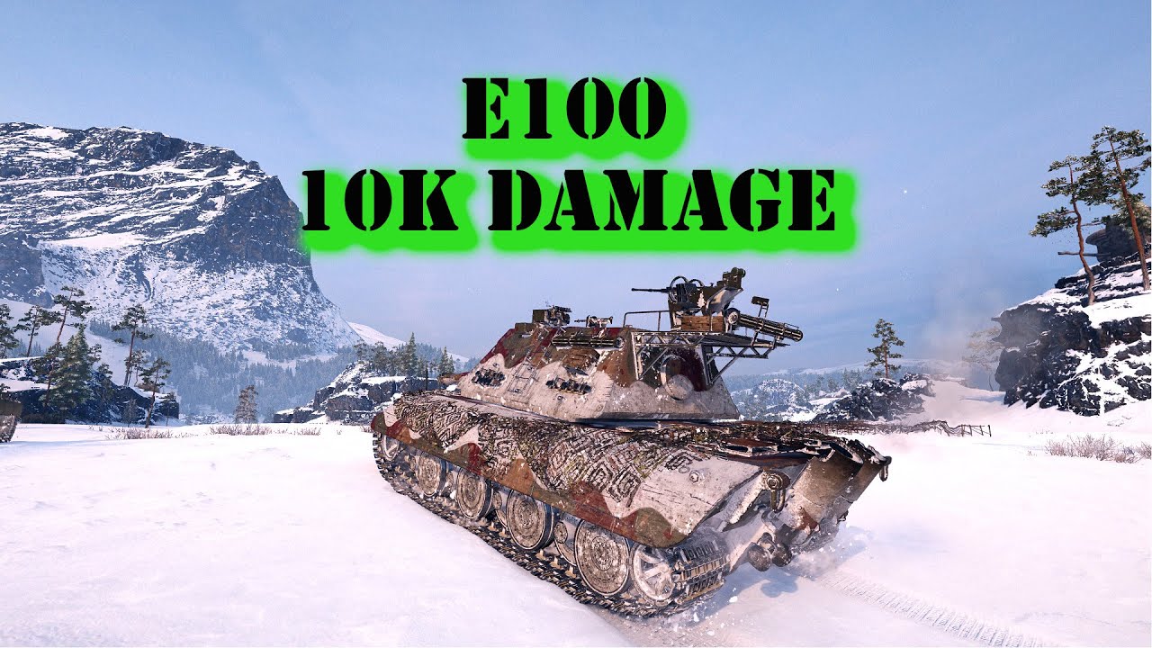 E100 Gameplay replay World of Tanks - YouTube