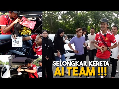 SPOTCHECK KERETA SEMUA AI TEAM !!! BARANG KENANGAN ISYA DALAM KETE BOY ...