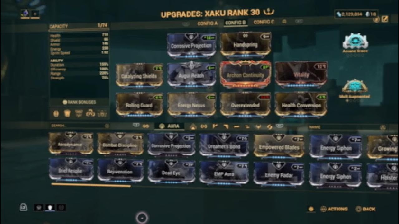 Warframe: Xaku test build part 2 (Pillage ability test rejuvenation ...
