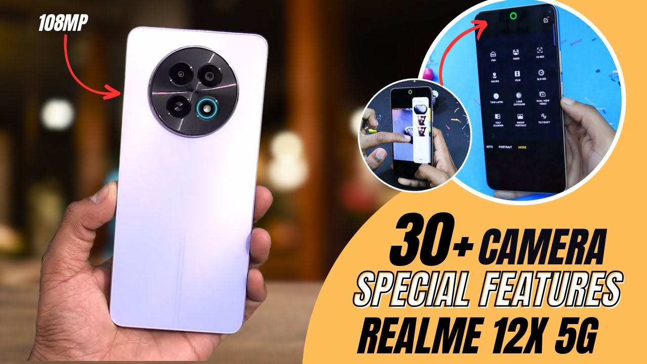 Realme 12x 5G Camera Features Tips And Tricks 🔥 Top 30+ Special ...
