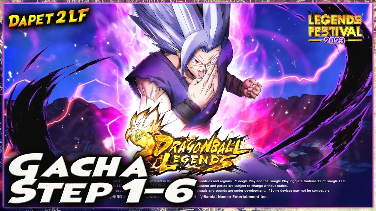 GACHA STEP 1-6 GOHAN BEAST LF (Ultimate Gohan) LEGEND FEST 2023 🔥 ...