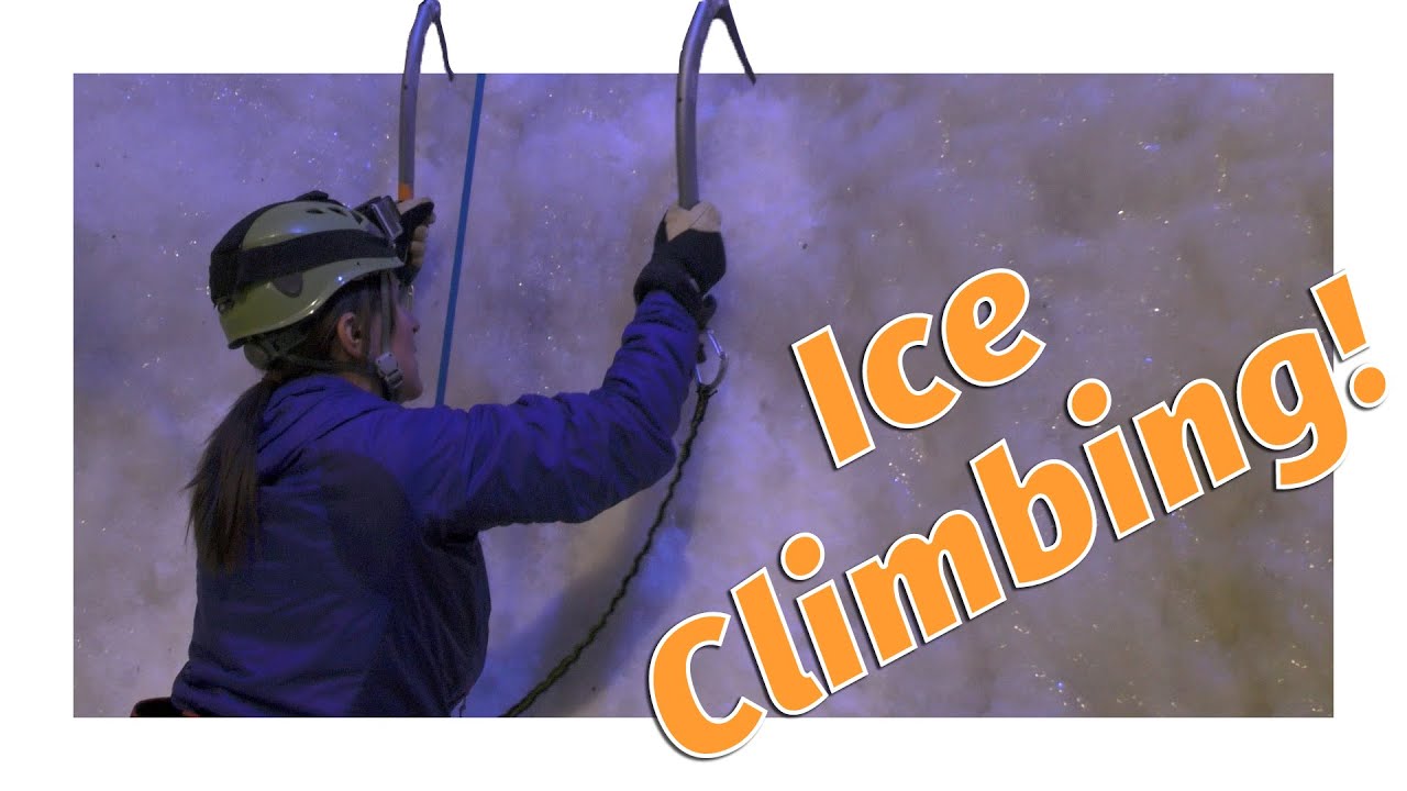 Real Ice Climbing at Vertical Chill - YouTube