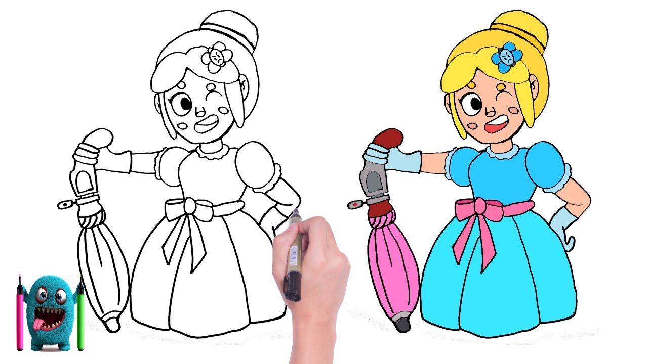 Piper Çizimi How to Draw Brawl Stars - YouTube