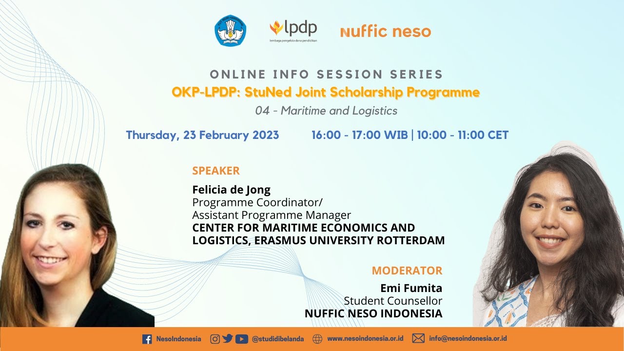 Info Session OKP-LPDP: StuNed Joint Scholarship Programme | Maritime ...