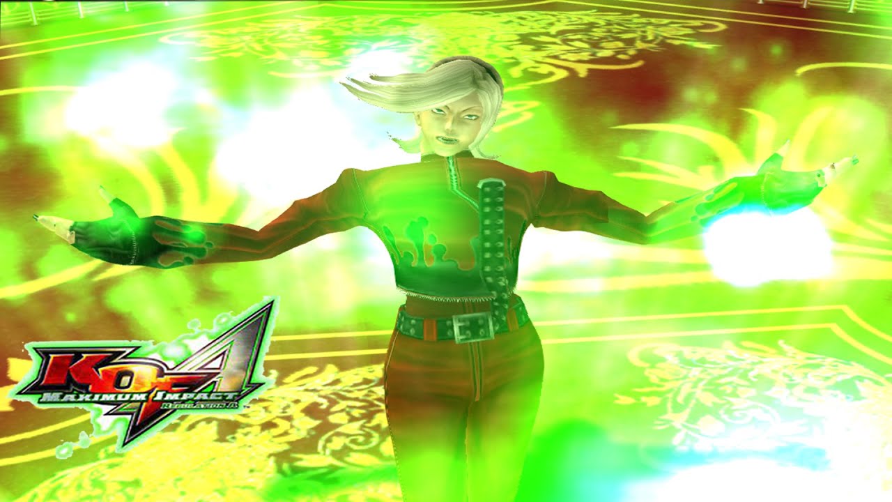 KOF: MAXIMUM IMPACT REGULATION A Ash Crimson Move Set - YouTube