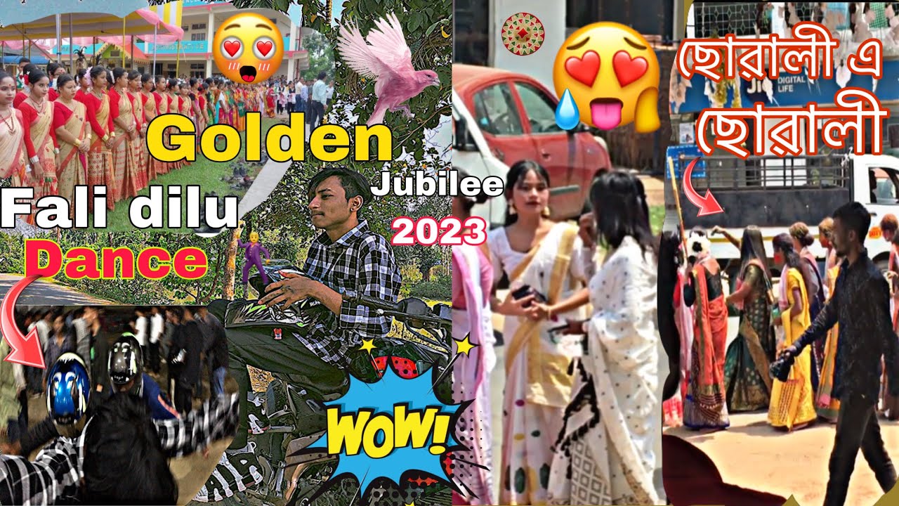 Golden jubilee dudhnoi college/ sowali a sowali 😍 fali disu Rati dance ...