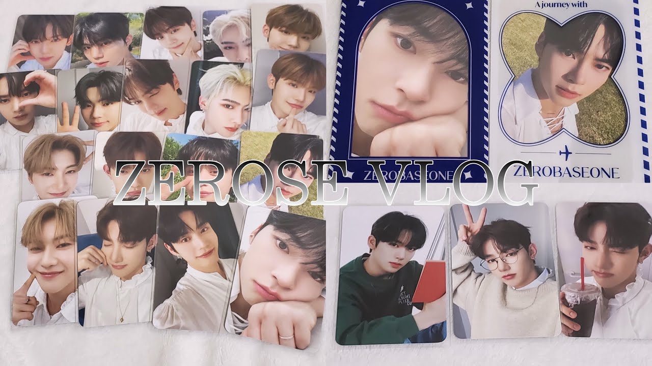 [ZEROSE VLOG #7] popupグッズ開封 | 제로즈로그・제로즈・unboxing・ZB1・제로베이스원 | - YouTube