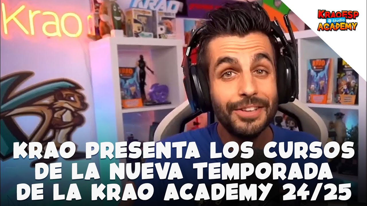 🤩 ¡NUEVOS CURSOS 24-25 de la #kraoesp #roblox academy! KRAO en persona ...