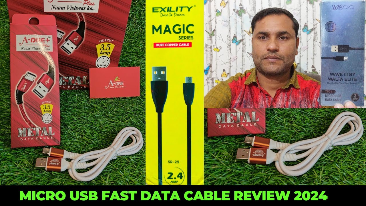micro usb data transfer cables review 2024 - YouTube