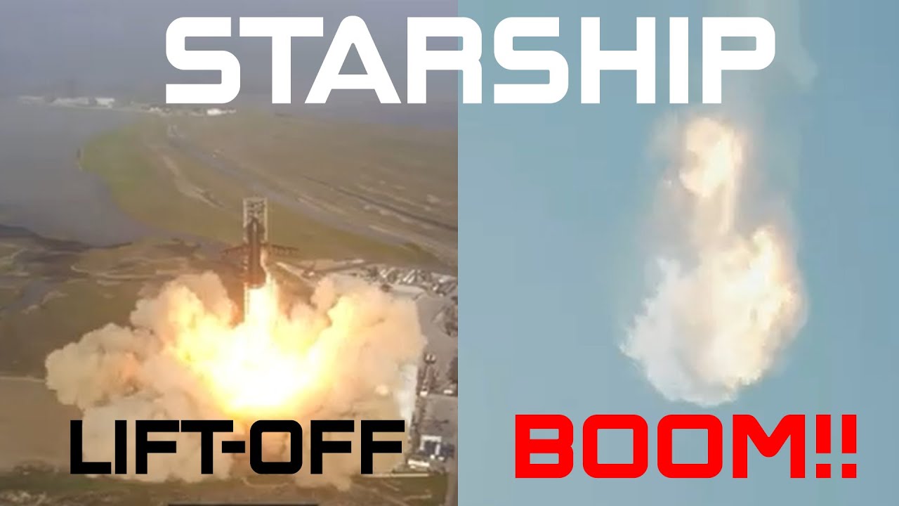 Starship Launch | Liftoff and Explosion - YouTube