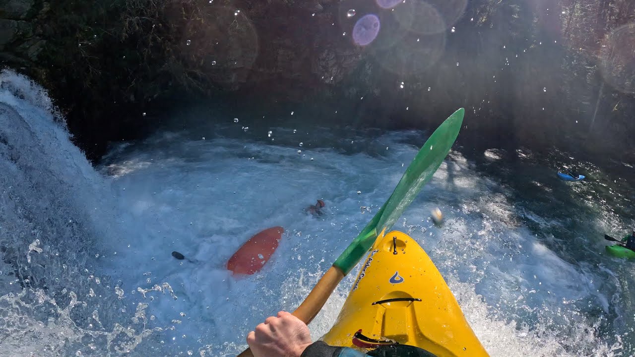 Kayaking the East Fork of the Lewis River ~1,200 CFS 03/16/24 - YouTube