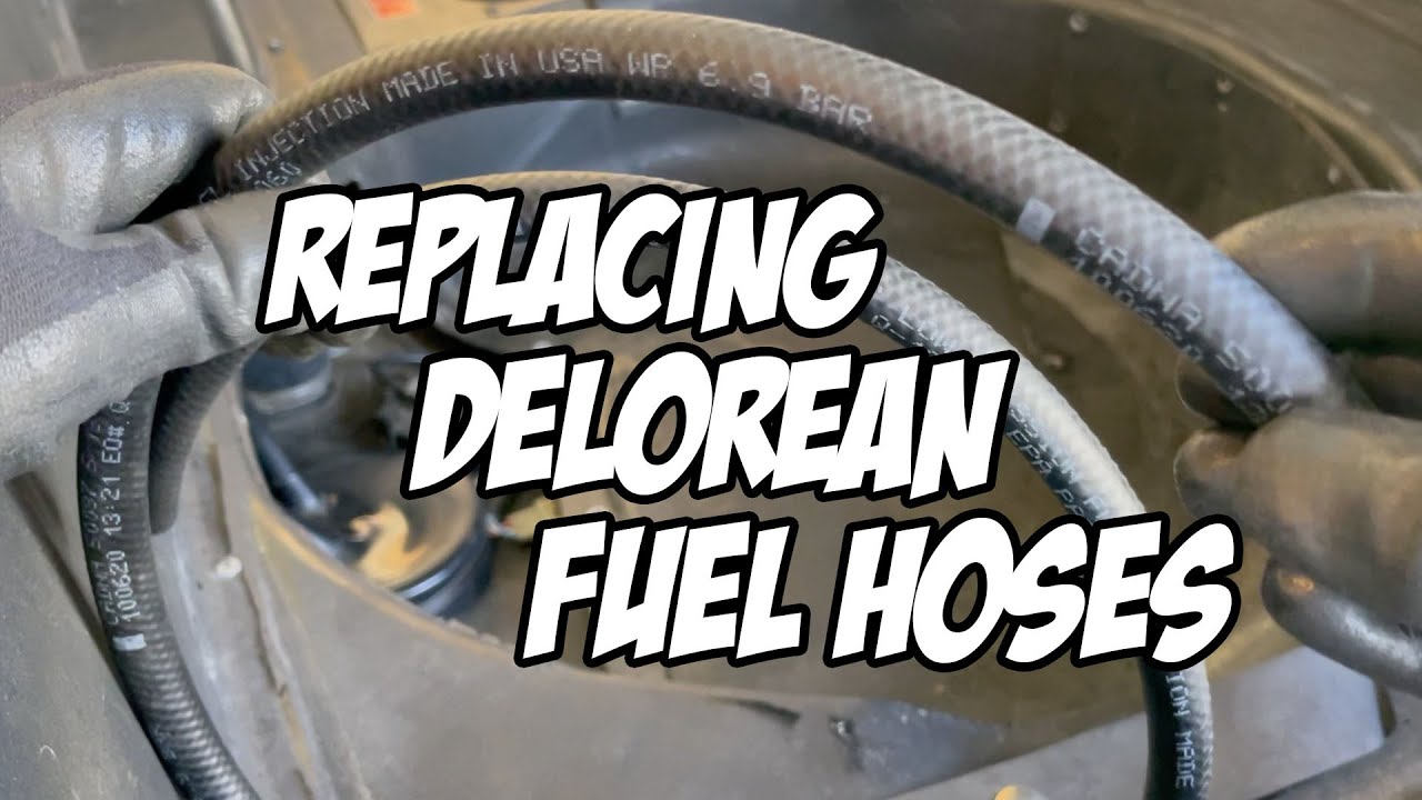 Replacing DeLorean Fuel Hoses - YouTube
