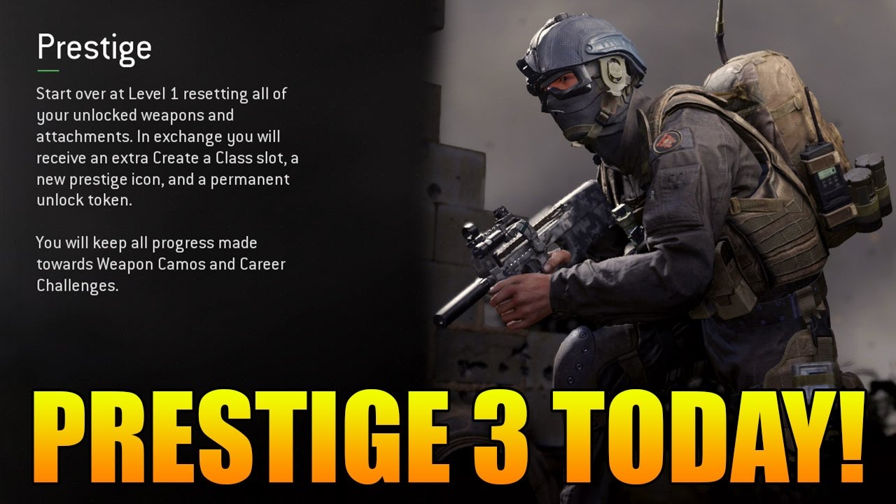 ENTERING PRESTIGE 3 TODAY! | Modern Warfare Remastered - Road To Level ...
