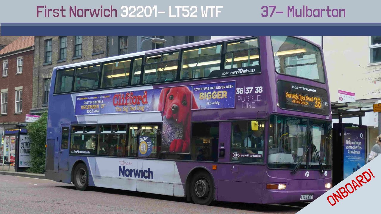 Withdrawn! | First Norwich Volvo B7TL President 32201 (LT52 WTF)- Route ...