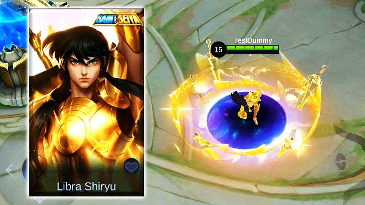 Chou libra shiryu saint seiya skin - YouTube