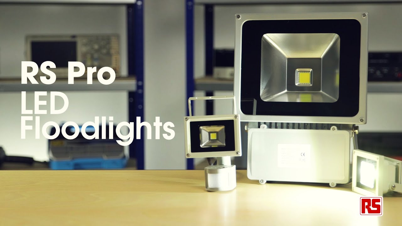 Weatherproof LED Floodlights from RS Pro |RS Components - YouTube