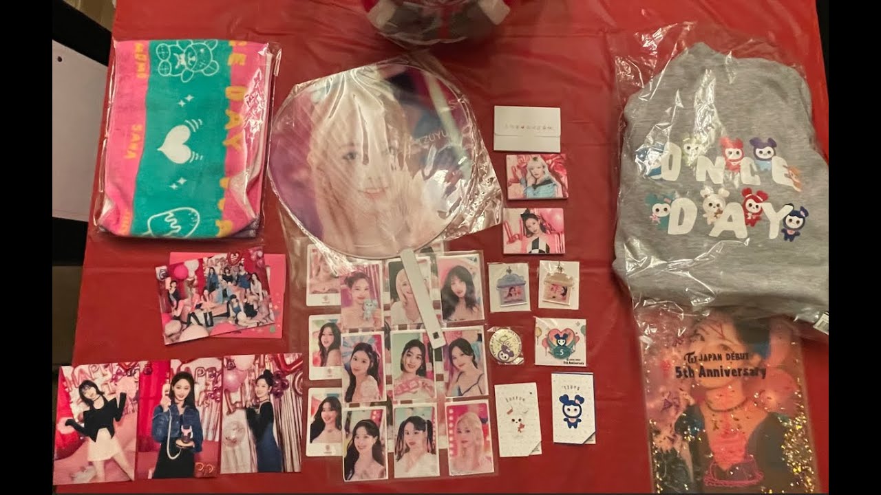 Twice Once Day Japan 5th Anniversary Merch - YouTube